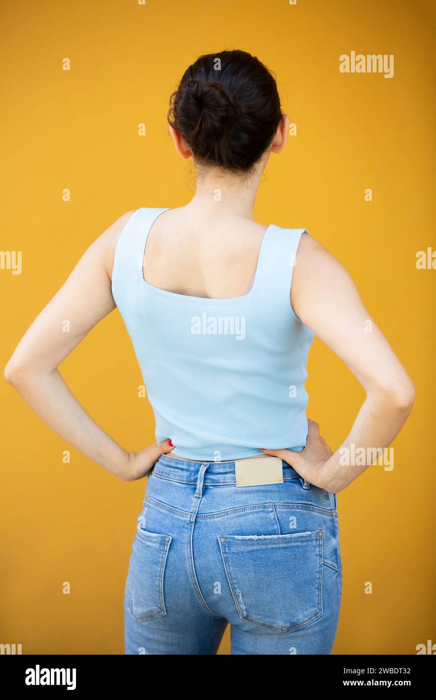 Black girl hands on hips hi-res stock photography and images - Alamy