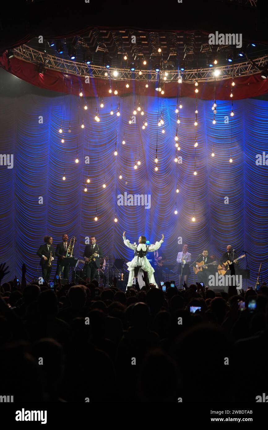 ISTANBUL, TURKIYE - MAY 12, 2023: Turkish Singer Zeynep Bastik concert ...