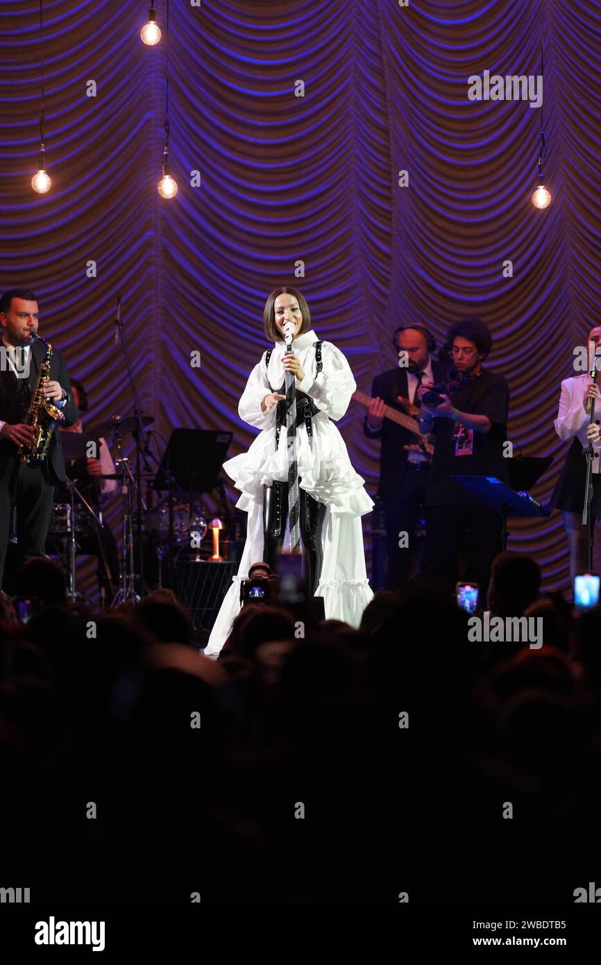 ISTANBUL, TURKIYE - MAY 12, 2023: Turkish Singer Zeynep Bastik concert ...