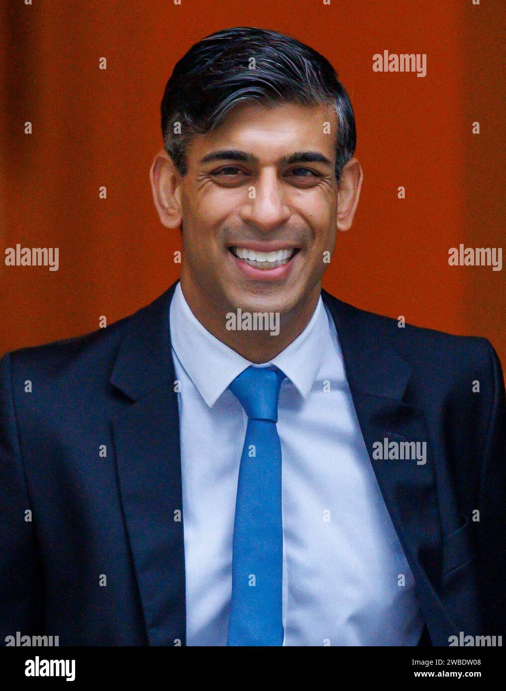 London, UK. 10th Jan, 2024. Prime Minister, Rishi Sunak, leaves Number ...