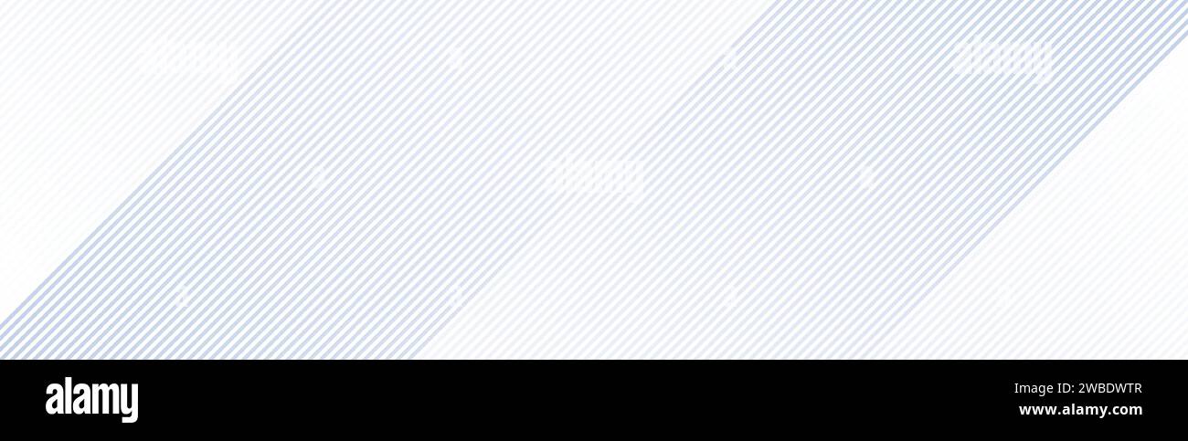 Light blue diagonal gradient lines footer background. Abstract oblique ...