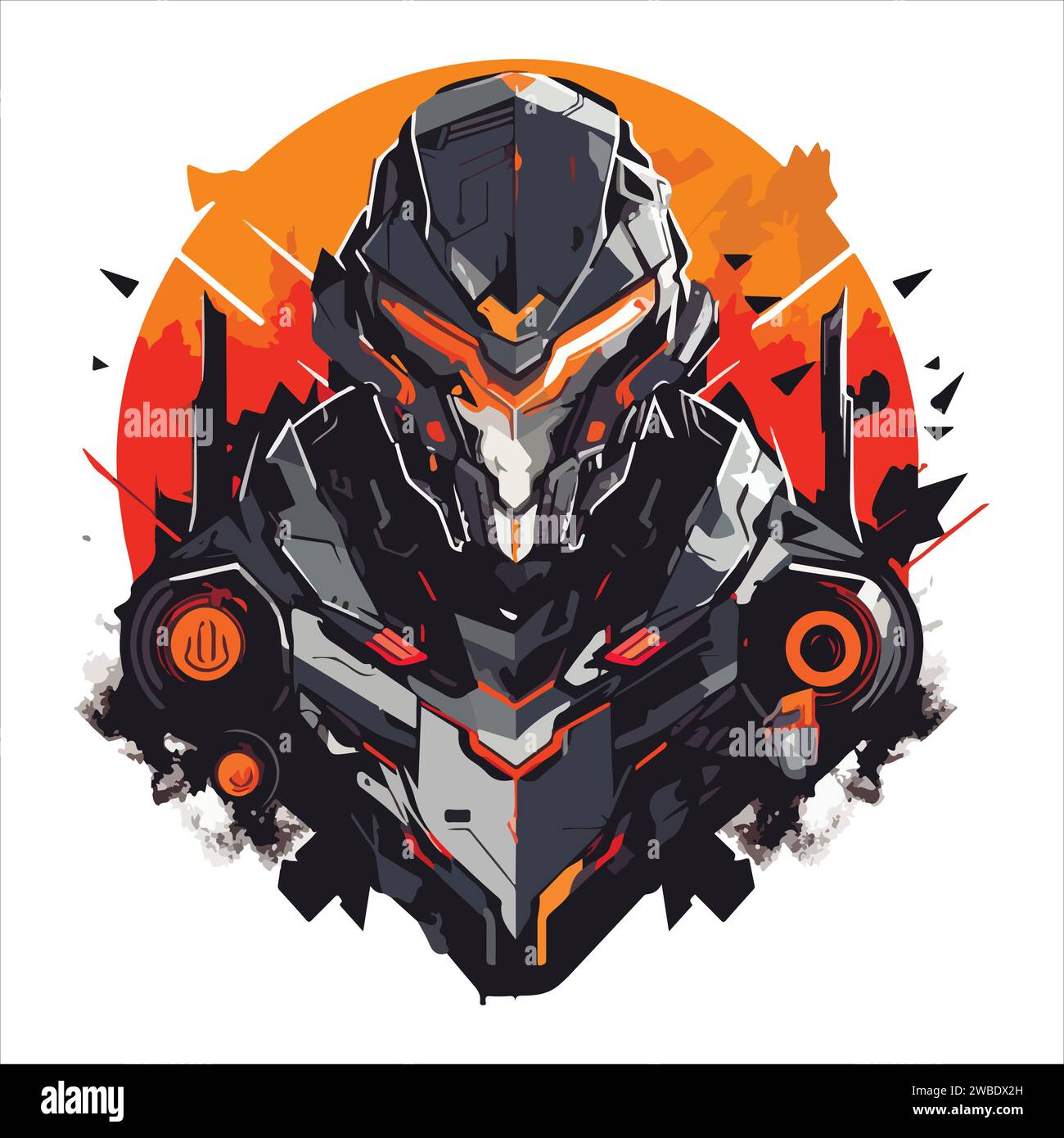 Mech vector vectors hi-res stock photography and images - Alamy