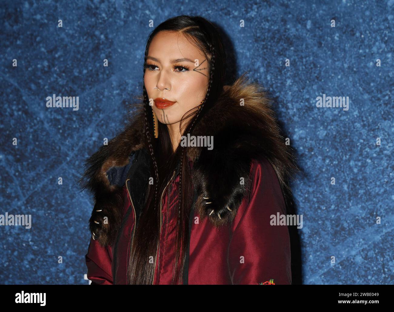 LOS ANGELES, CALIFORNIA - JANUARY 09: Quannah Rose Chasinghorse-Potts ...