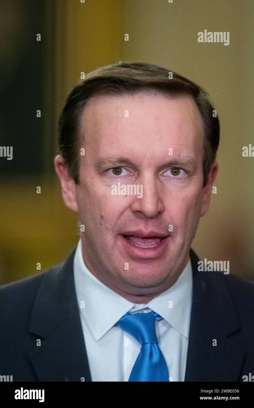 United States Senator Chris Murphy (Democrat of Connecticut) offers ...