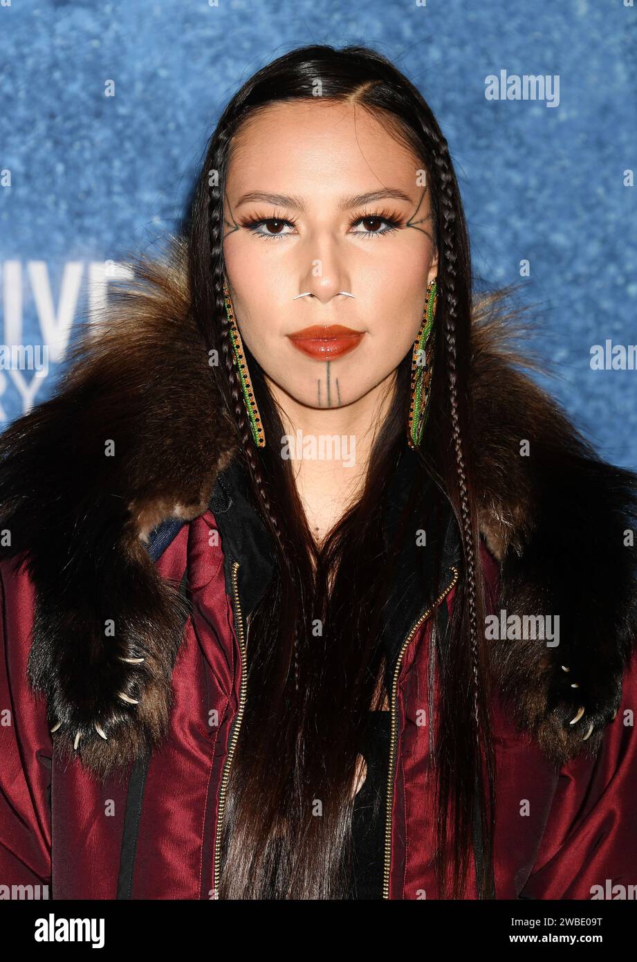 LOS ANGELES, CALIFORNIA - JANUARY 09: Quannah Rose Chasinghorse-Potts ...