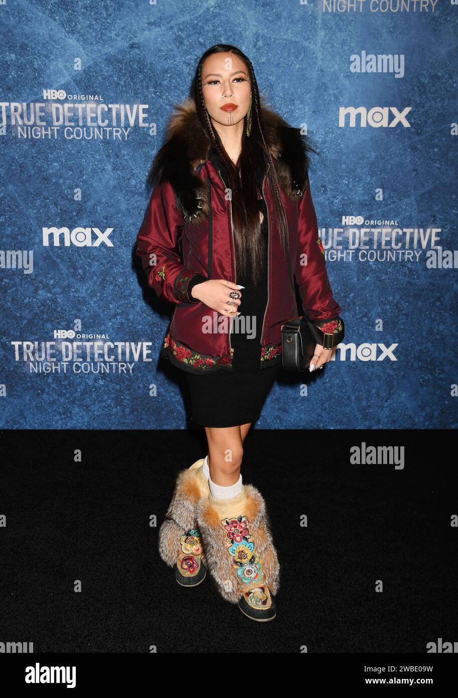 LOS ANGELES, CALIFORNIA - JANUARY 09: Quannah Rose Chasinghorse-Potts ...