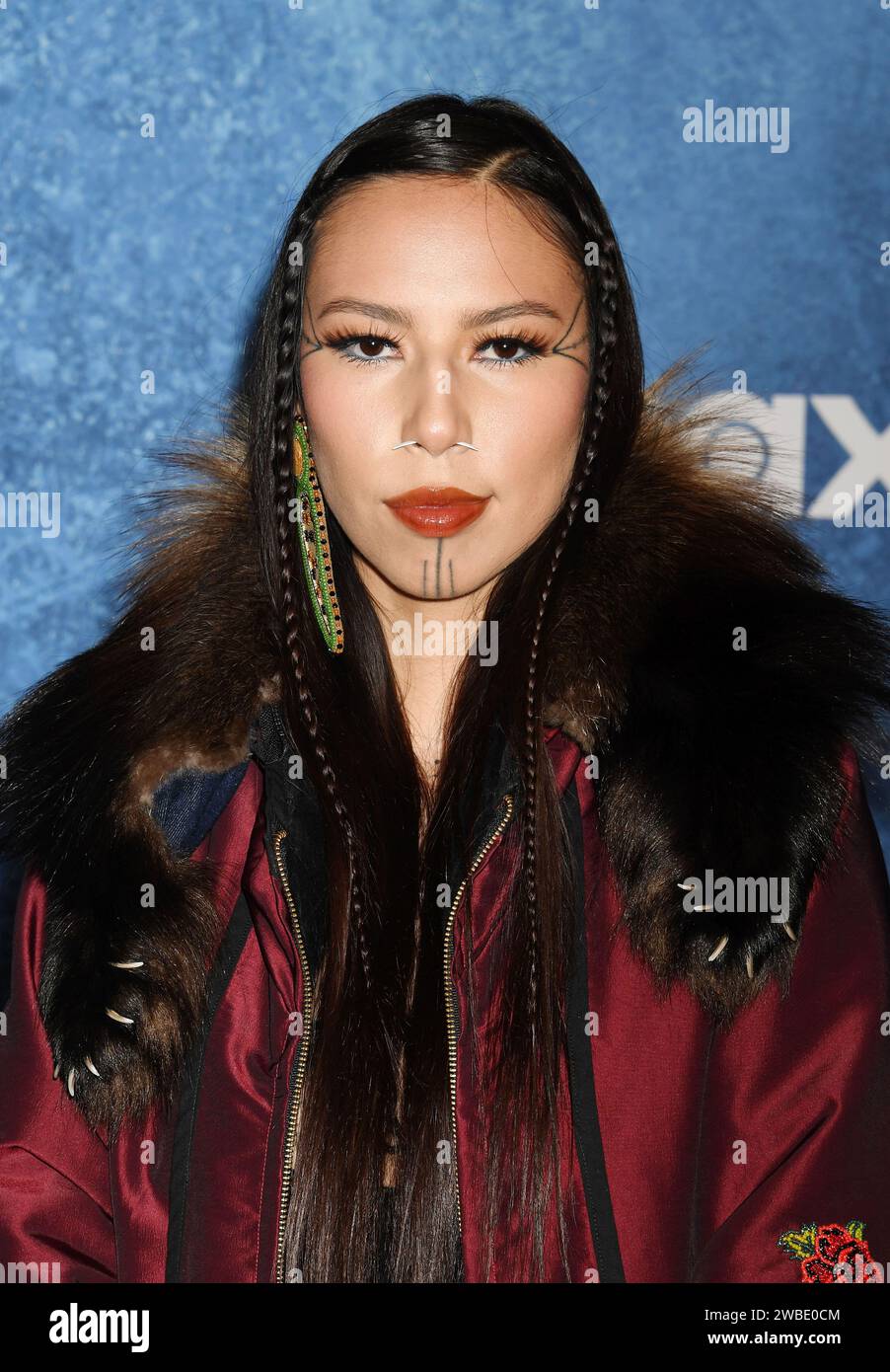 LOS ANGELES, CALIFORNIA - JANUARY 09: Quannah Rose Chasinghorse-Potts ...