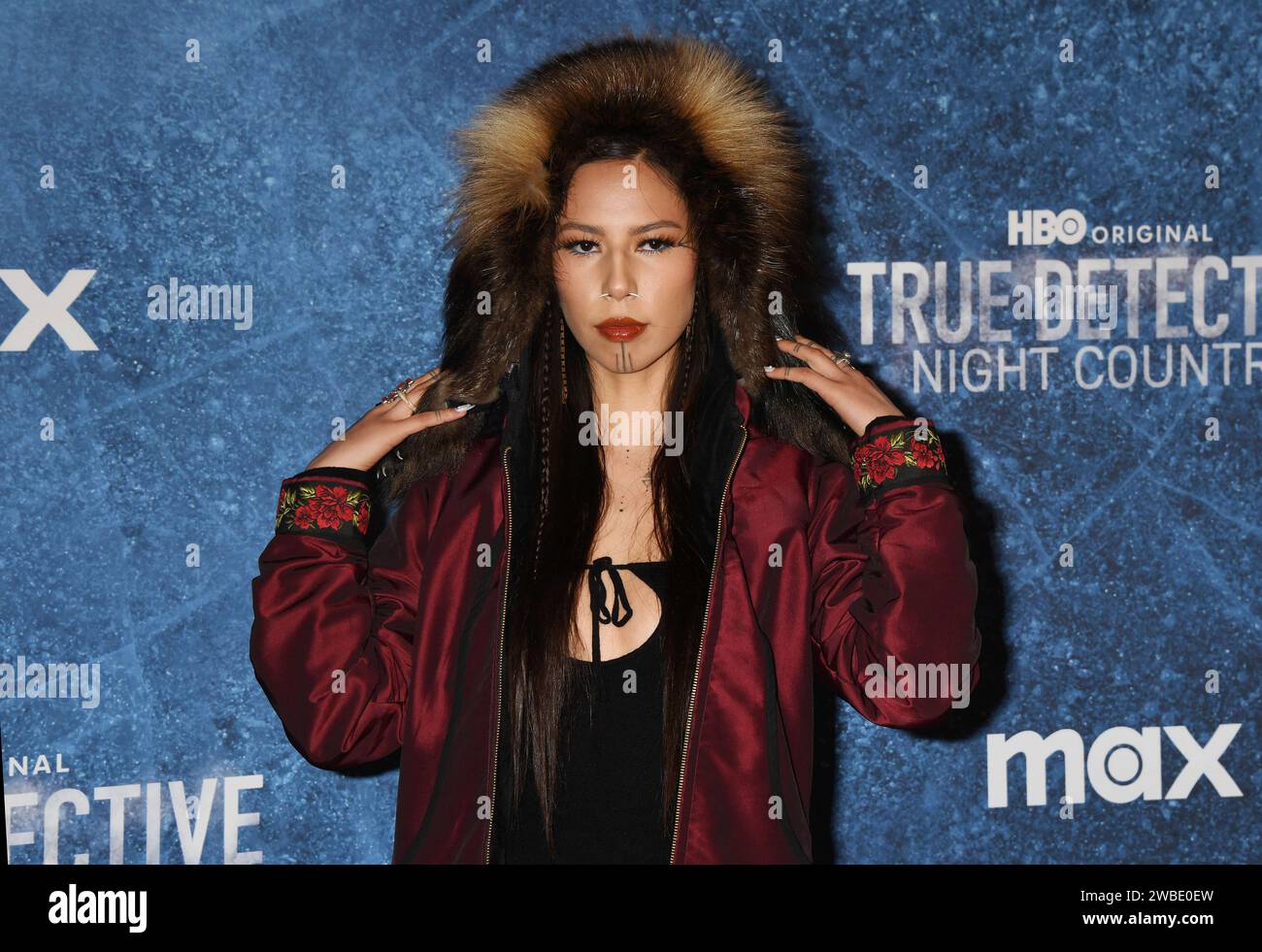 LOS ANGELES, CALIFORNIA - JANUARY 09: Quannah Rose Chasinghorse-Potts ...