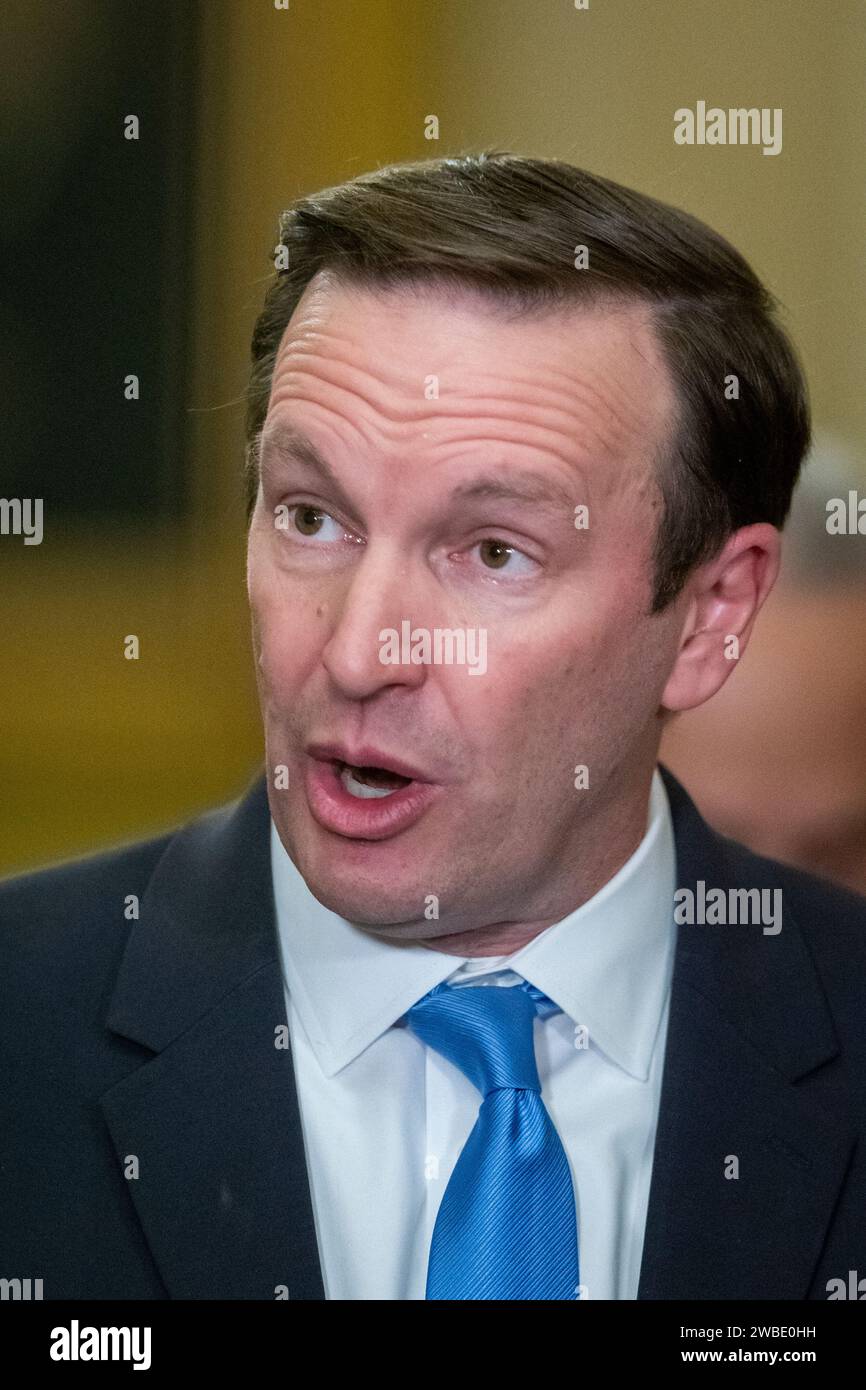 United States Senator Chris Murphy (Democrat of Connecticut) offers ...