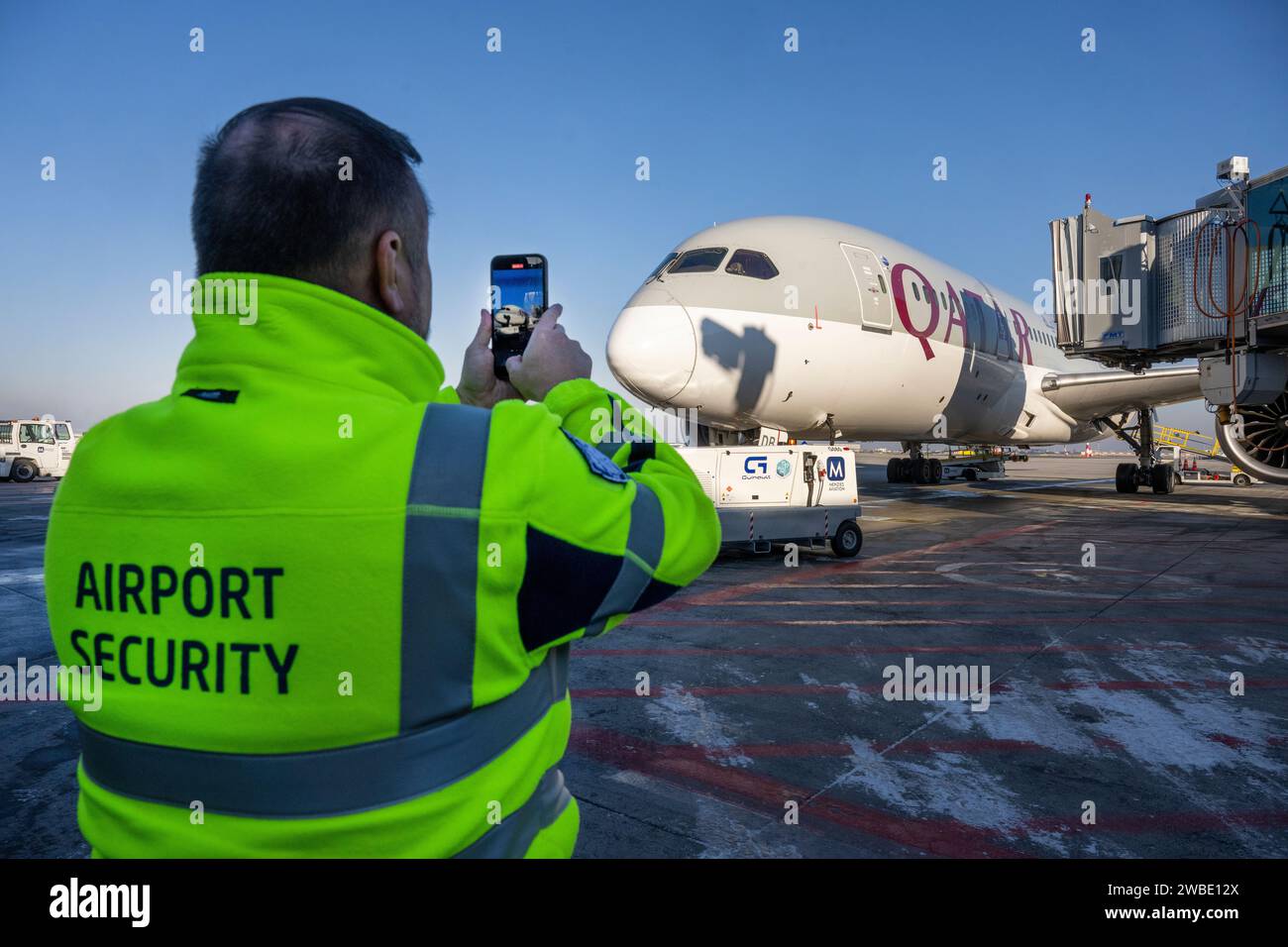 Doha, Prague. 10th Jan, 2024. Ceremonial presentation of the Qatar ...