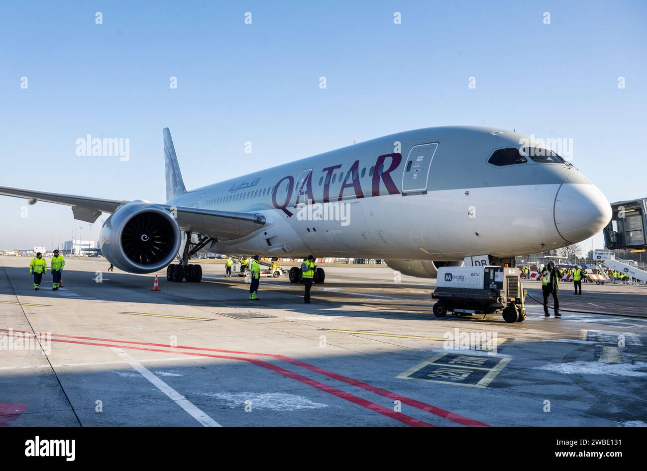 Doha, Prague. 10th Jan, 2024. Ceremonial presentation of the Qatar ...
