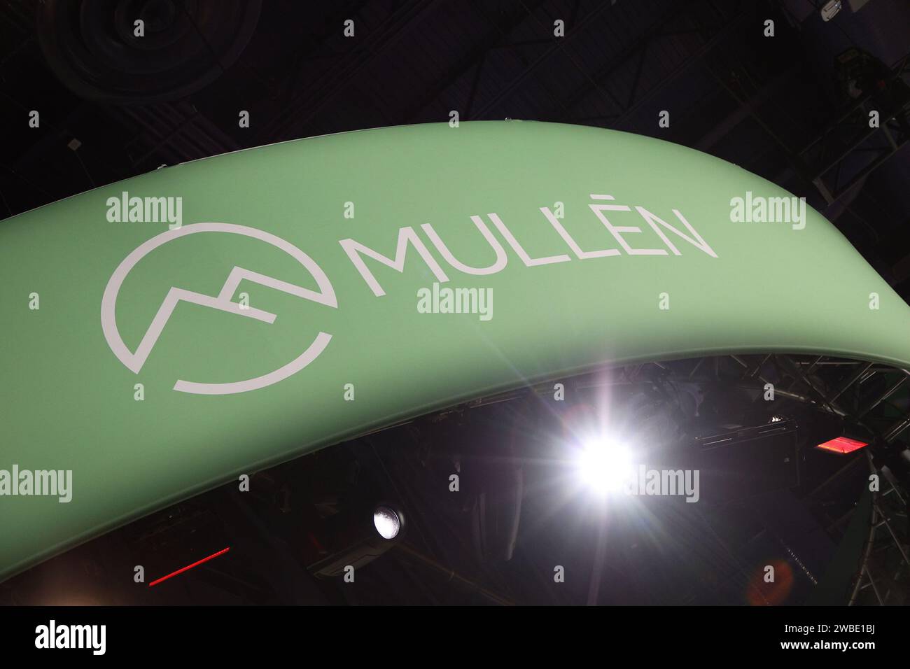 Las Vegas, United States. 09th Jan, 2024. A view of the Mullen company ...