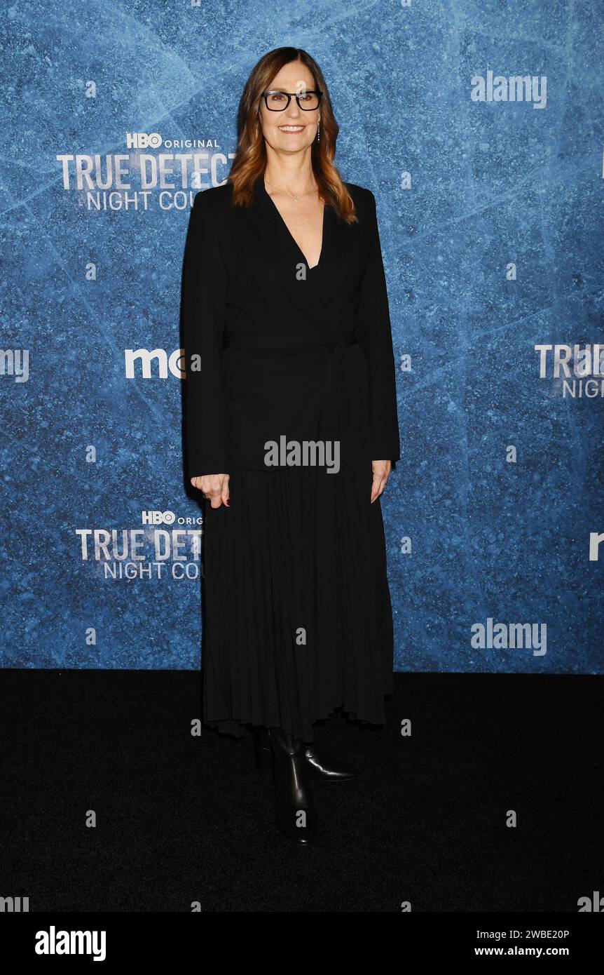 LOS ANGELES, CALIFORNIA - JANUARY 09: Mari-Jo Winkler attends the Los ...