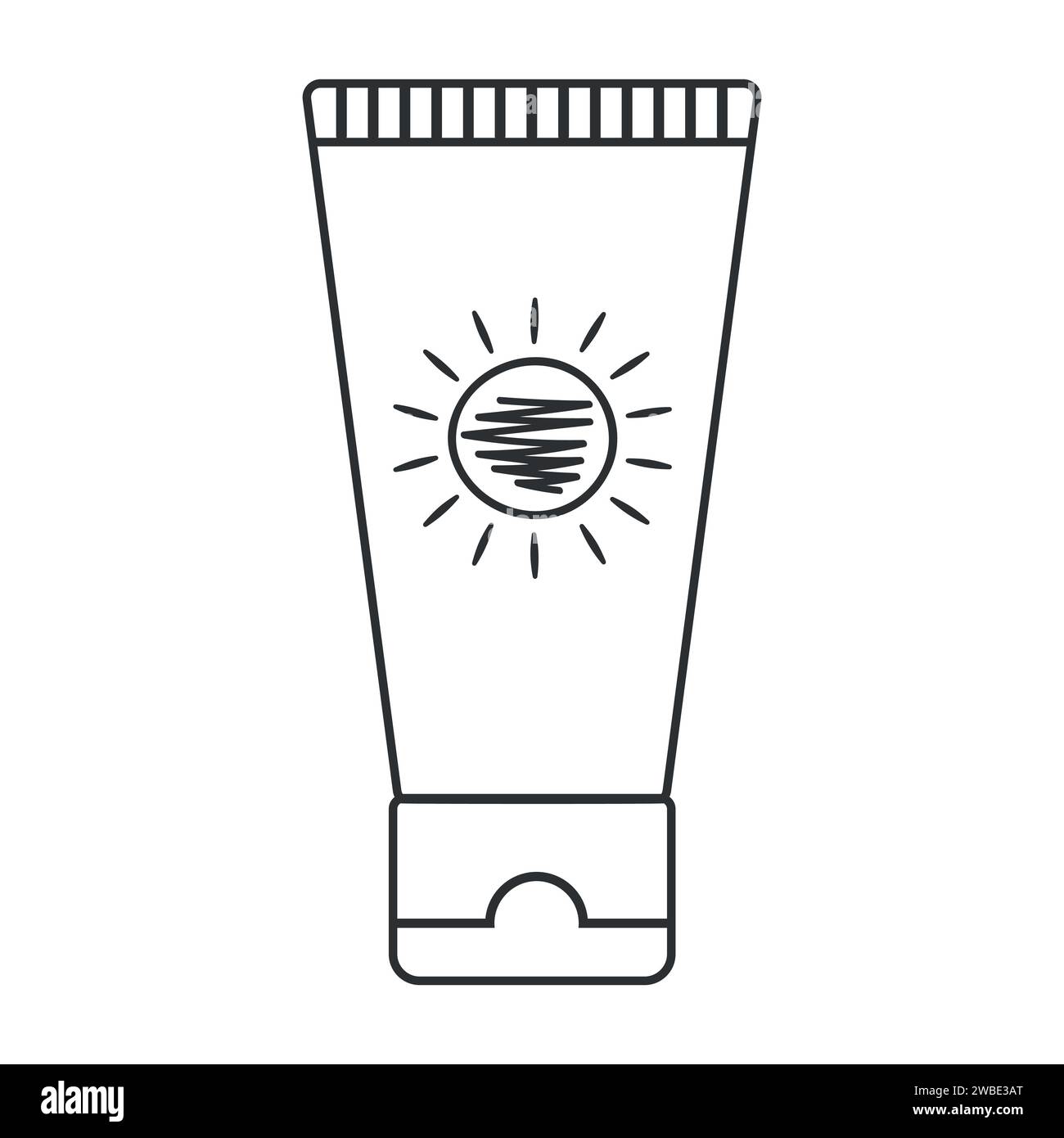 Line icon of a sunscreen product. SPF summer skincare product. SPF ... Line icon of a sunscreen product. SPF summer skincare product. SPF ...