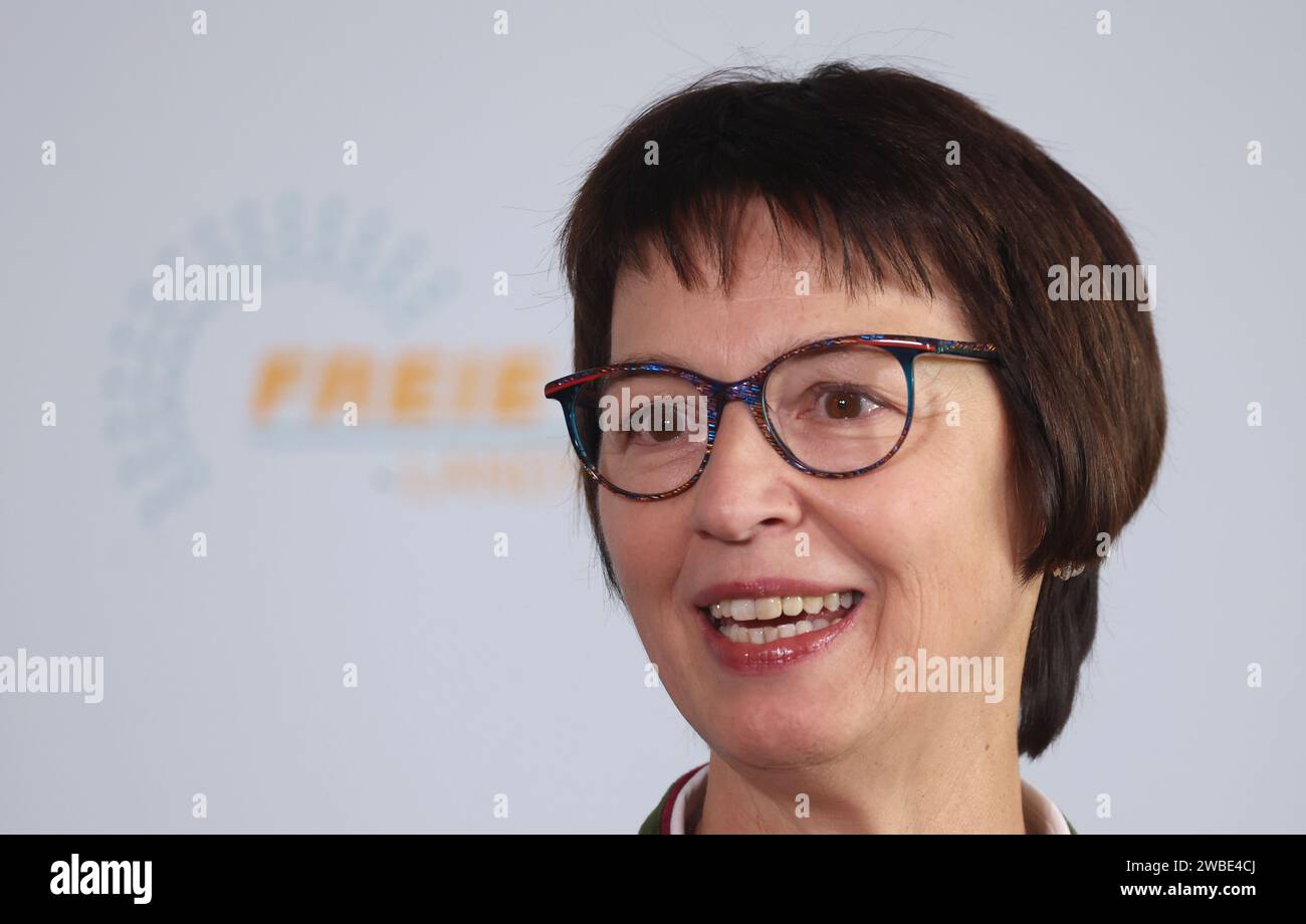 Lindau, Germany. 10th Jan, 2024. Ulrike Müller, agricultural policy ...