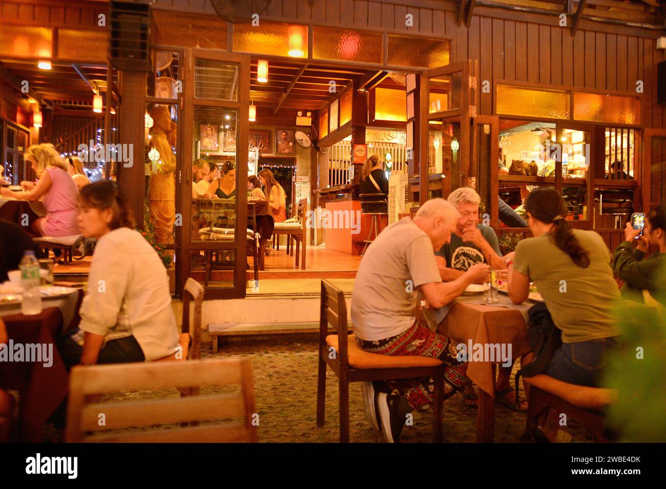 Dash Restaurant Moon Muang Soi 2 Chiang Mai Thailand Stock Photo - Alamy