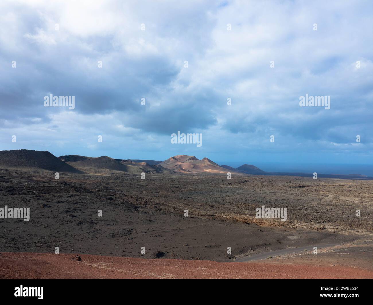 Spectacular views of the Fire Mountains at Timanfaya National Park ...