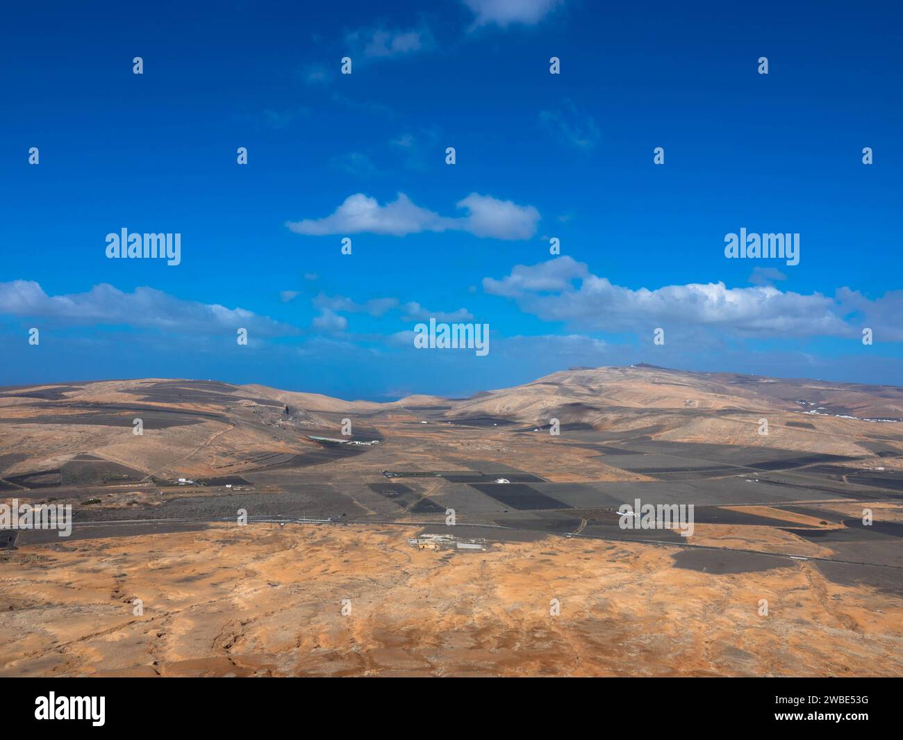 Spectacular views of the Fire Mountains at Timanfaya National Park ...