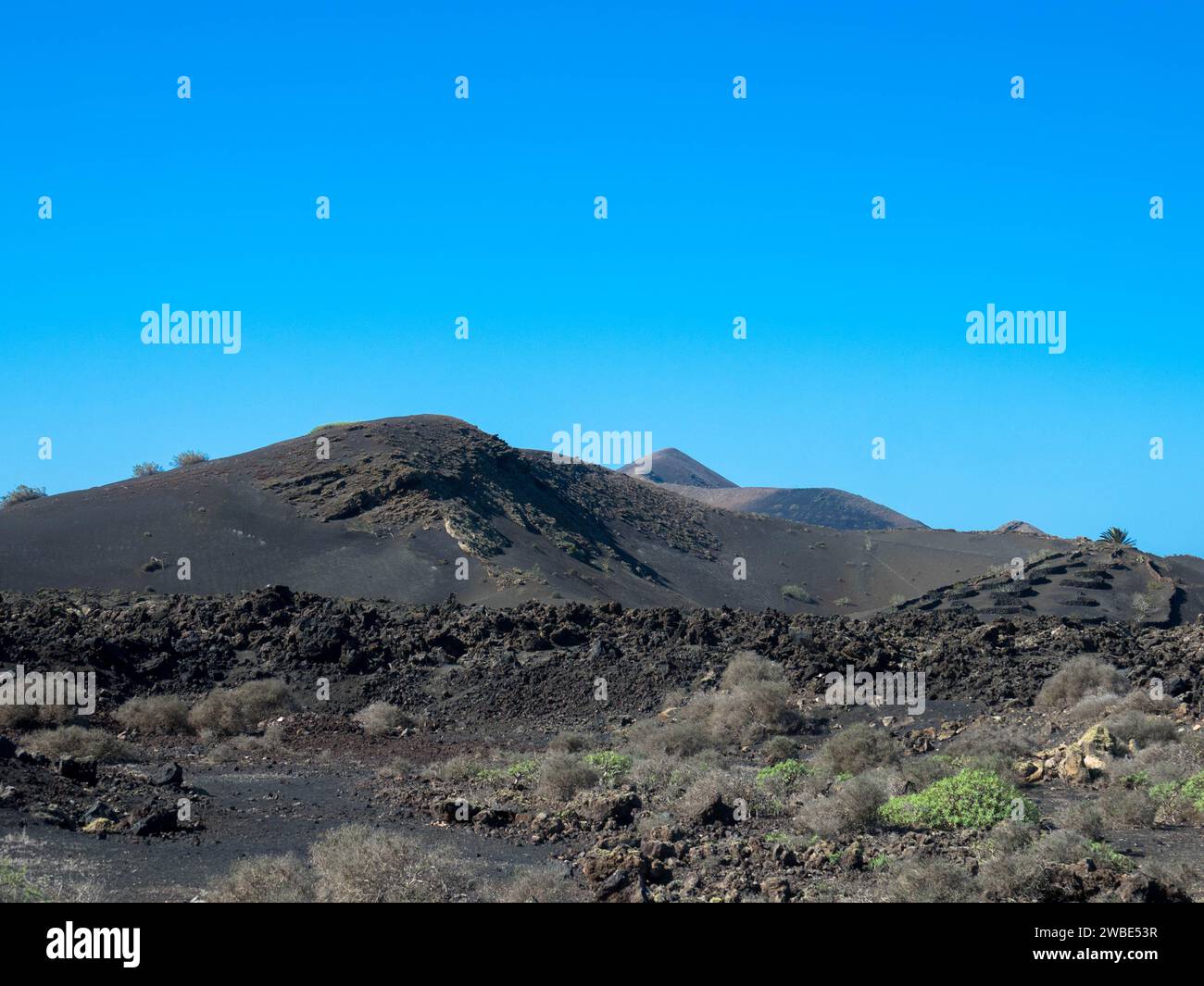 Spectacular views of the Fire Mountains at Timanfaya National Park ...