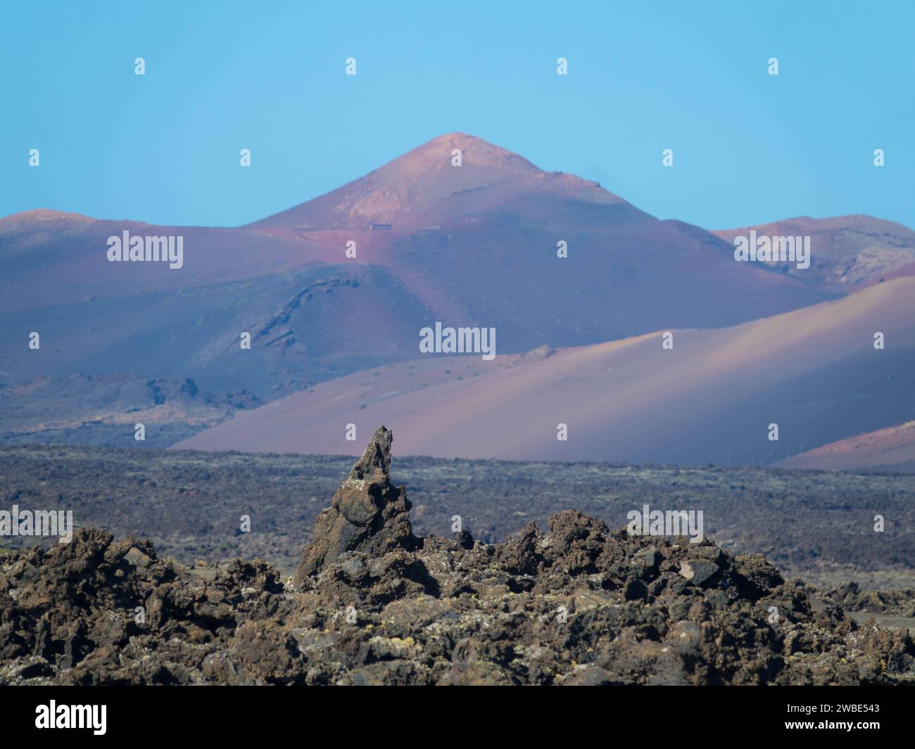 Spectacular views of the Fire Mountains at Timanfaya National Park ...