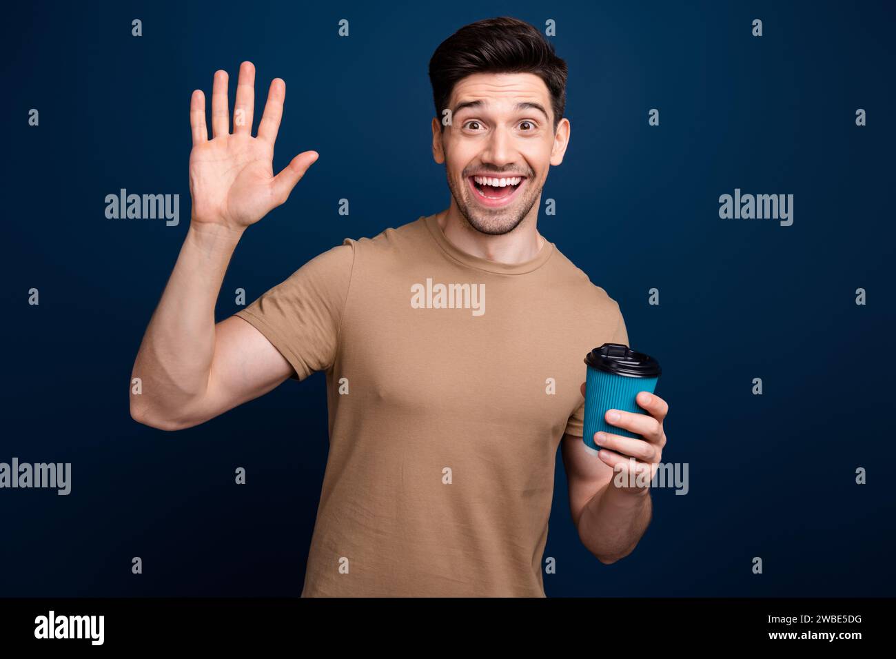 Attractive barista hi hi-res stock photography and images - Alamy