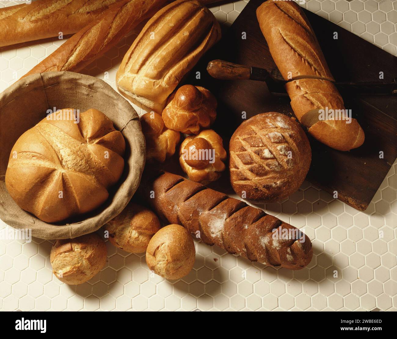 Variety of Bread - Studio Photography Setup Stock Photo - Alamy