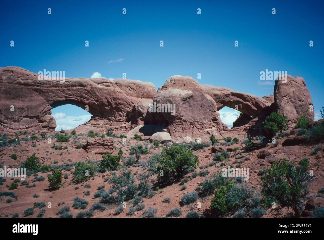 Natural landscape of limestone and sandstone rock formations inside a ...
