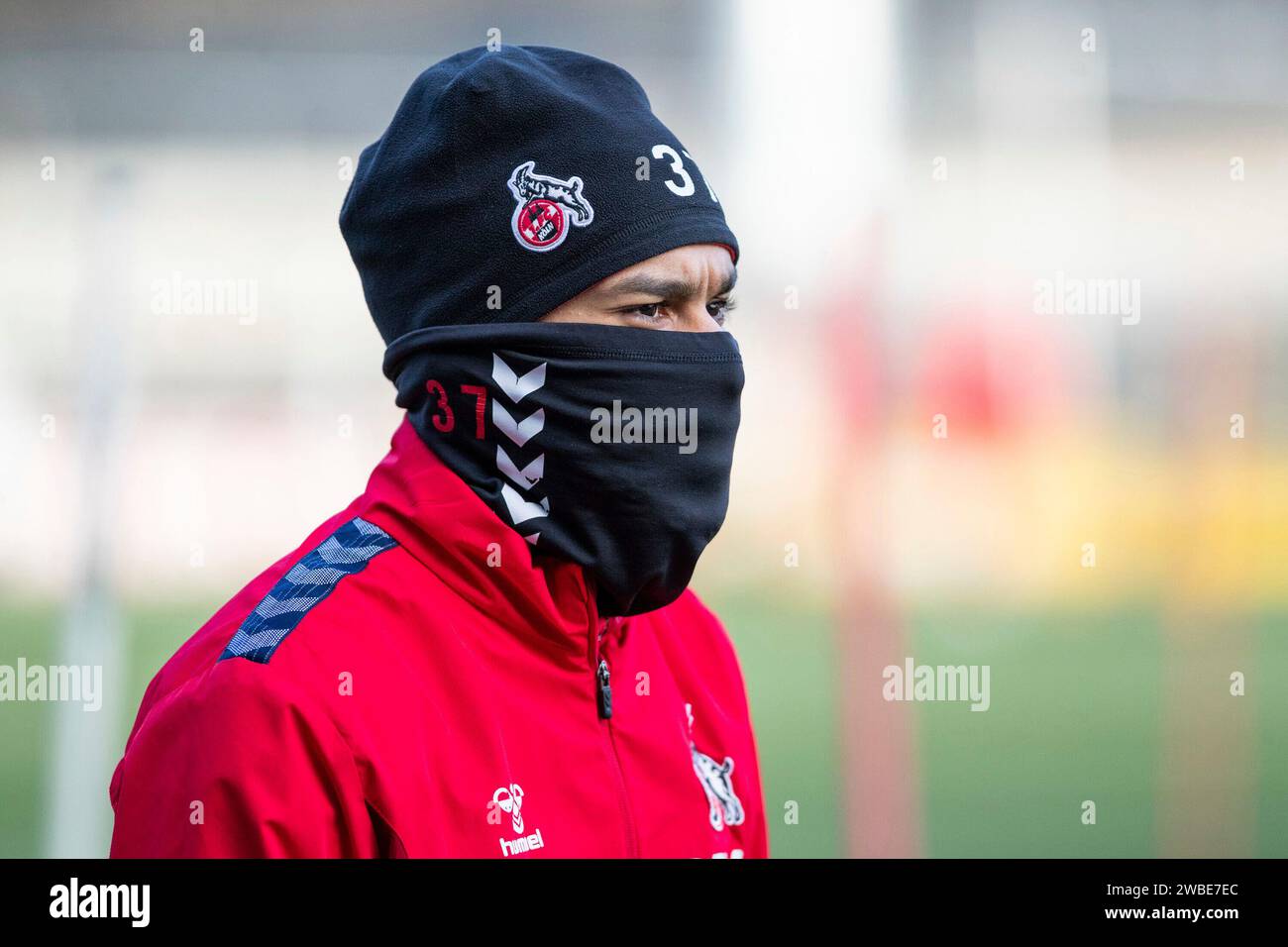 Koeln, Deutschland. 10th Jan, 2024. Linton Maina (1.FC Koeln, 37) 1. FC K?ln, Training 10.01. ...
