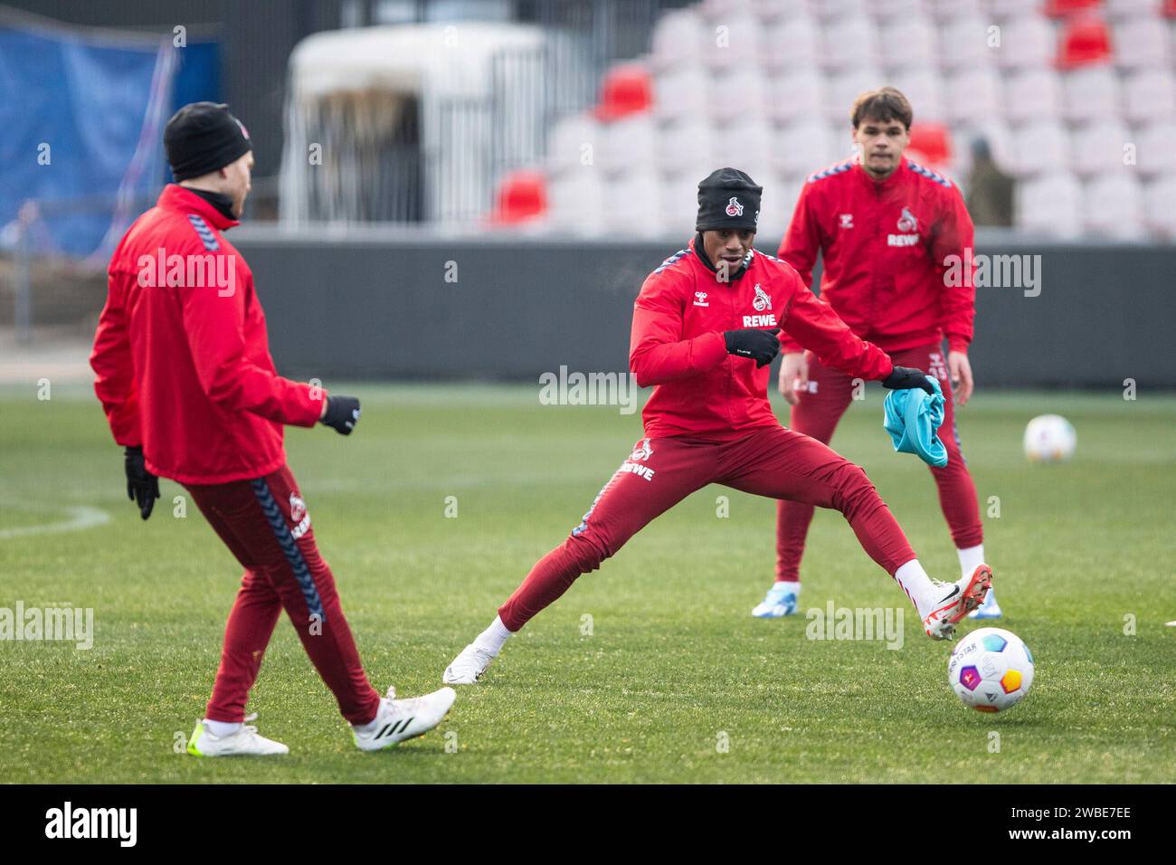 Koeln, Deutschland. 10th Jan, 2024. Justin Diehl (1. FC K?ln, 45) 1. FC K?ln, Training 10.01. ...