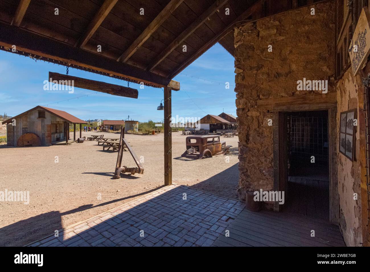Assay Office Vulture Mine Vulture City Arizona Stock Photo Alamy