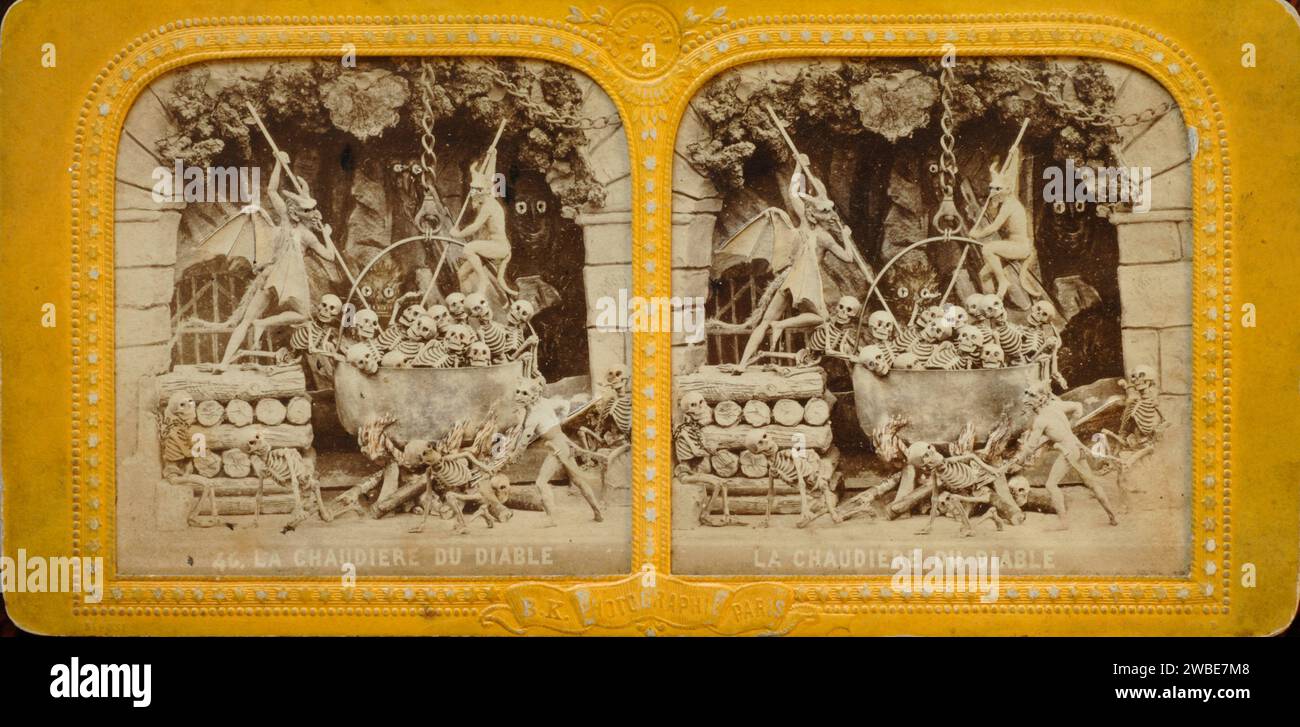 The Devil's Cauldron, or La Chaudière du Diable, Vintage Diablerie ...