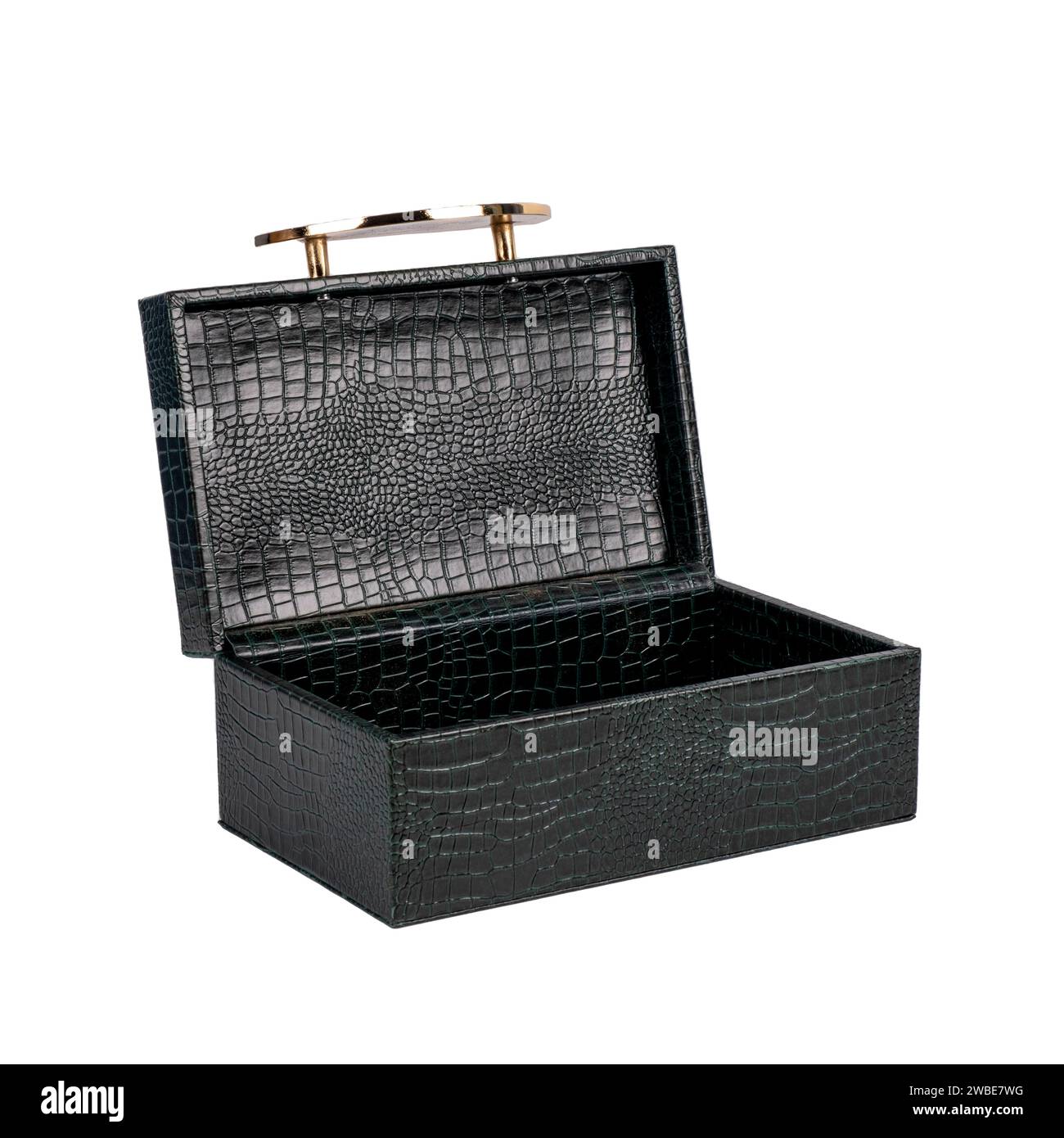 luxury decorative box isolated on white Stock Photo - Alamy