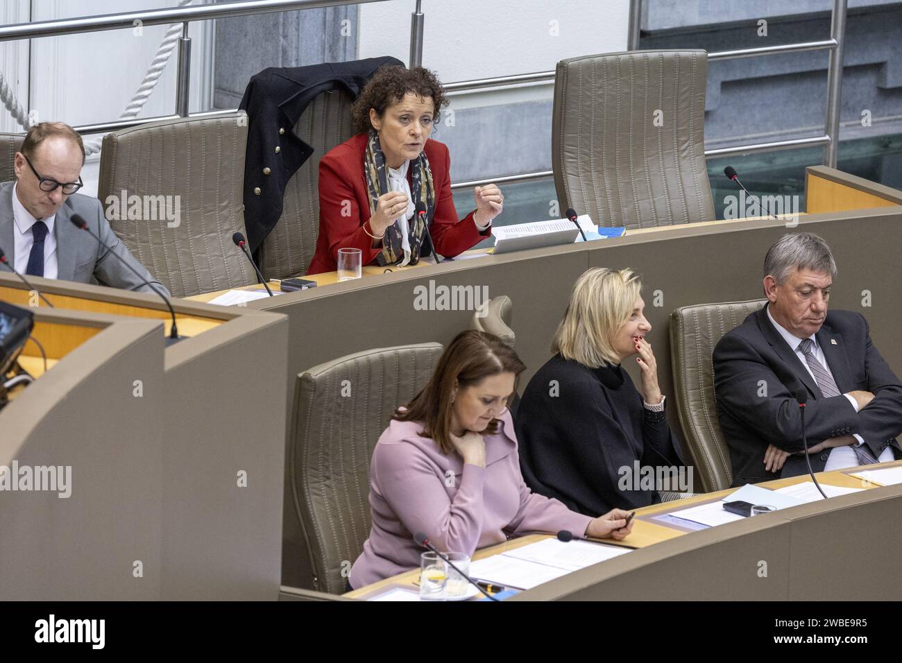 Brussels, Belgium. 10th Jan, 2024. Flemish Minister of Education and ...