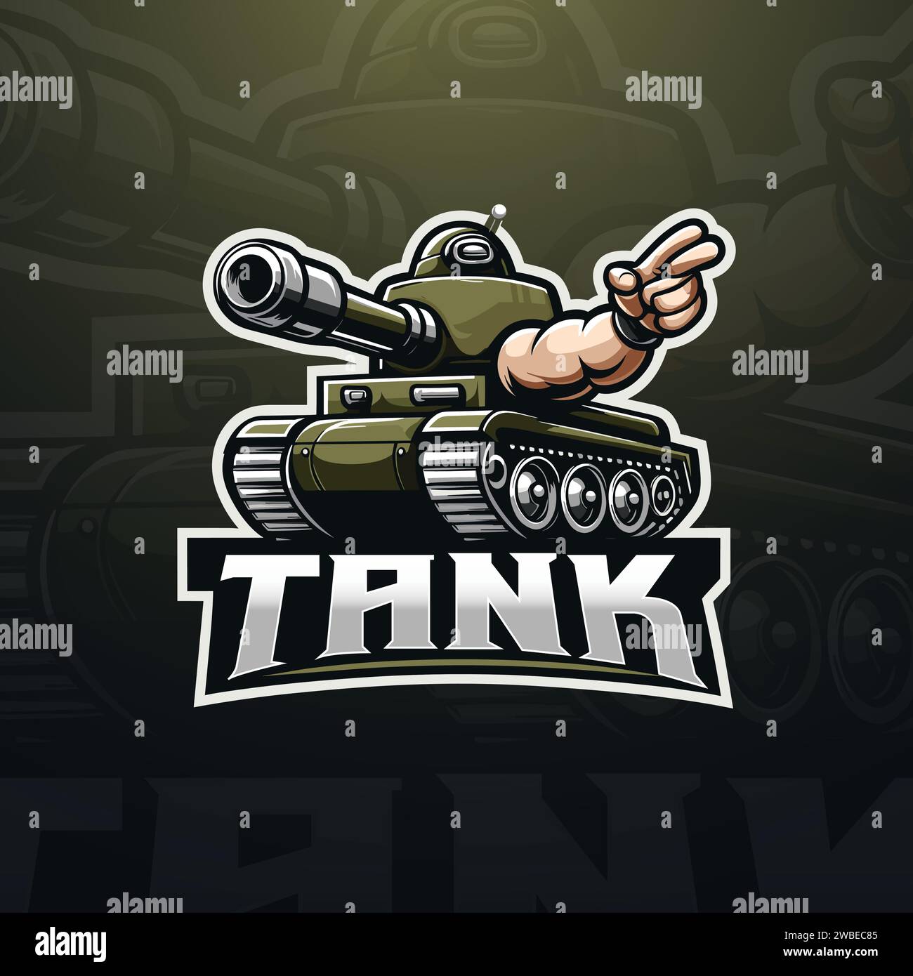 Tank esport logo hi-res stock photography and images - Alamy