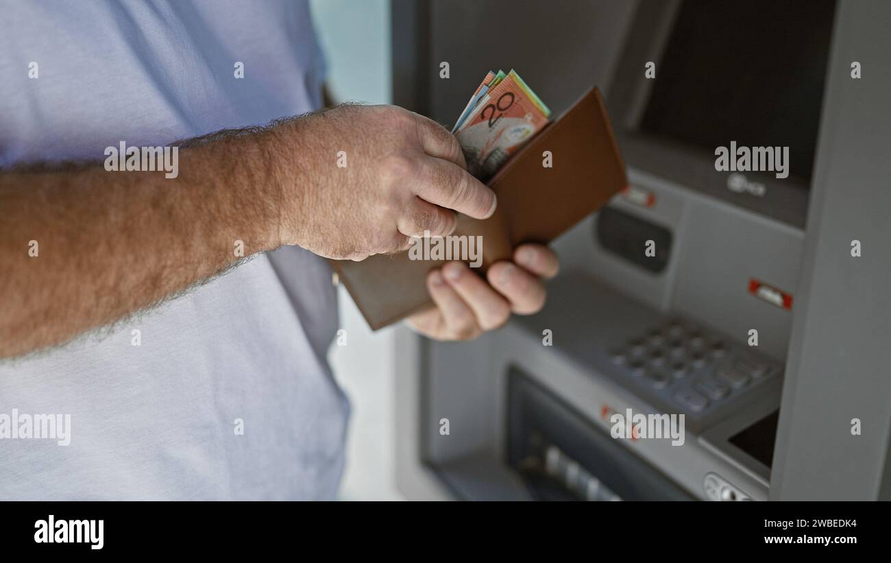 Money withdrawal counting hi-res stock photography and images - Alamy