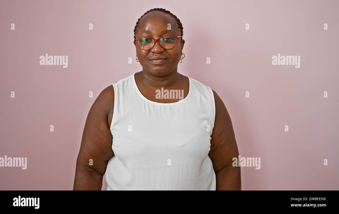 Cool african american woman with relaxed lifestyle, sporting braids and ...