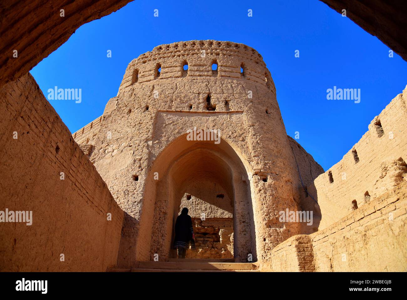 NarIn Castle, Meybod,, Iran, was built 2,000 to 6,000 years ago, old ...