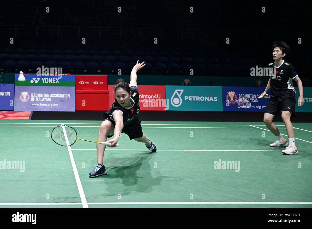 Kuala Lumpur, Malaysia. 10th Jan, 2024. Zhang Shuxian/Zheng Yu (L) of ...