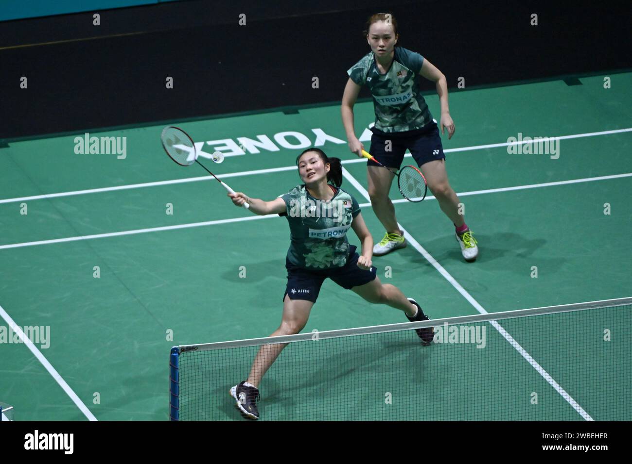 Kuala Lumpur, Malaysia. 10th Jan, 2024. Go Pei Kee (Top)/Low Yeen Yuan ...