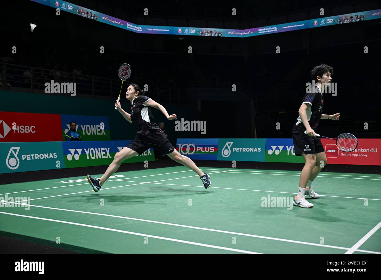 Kuala Lumpur, Malaysia. 10th Jan, 2024. Zhang Shuxian/Zheng Yu (L) of ...