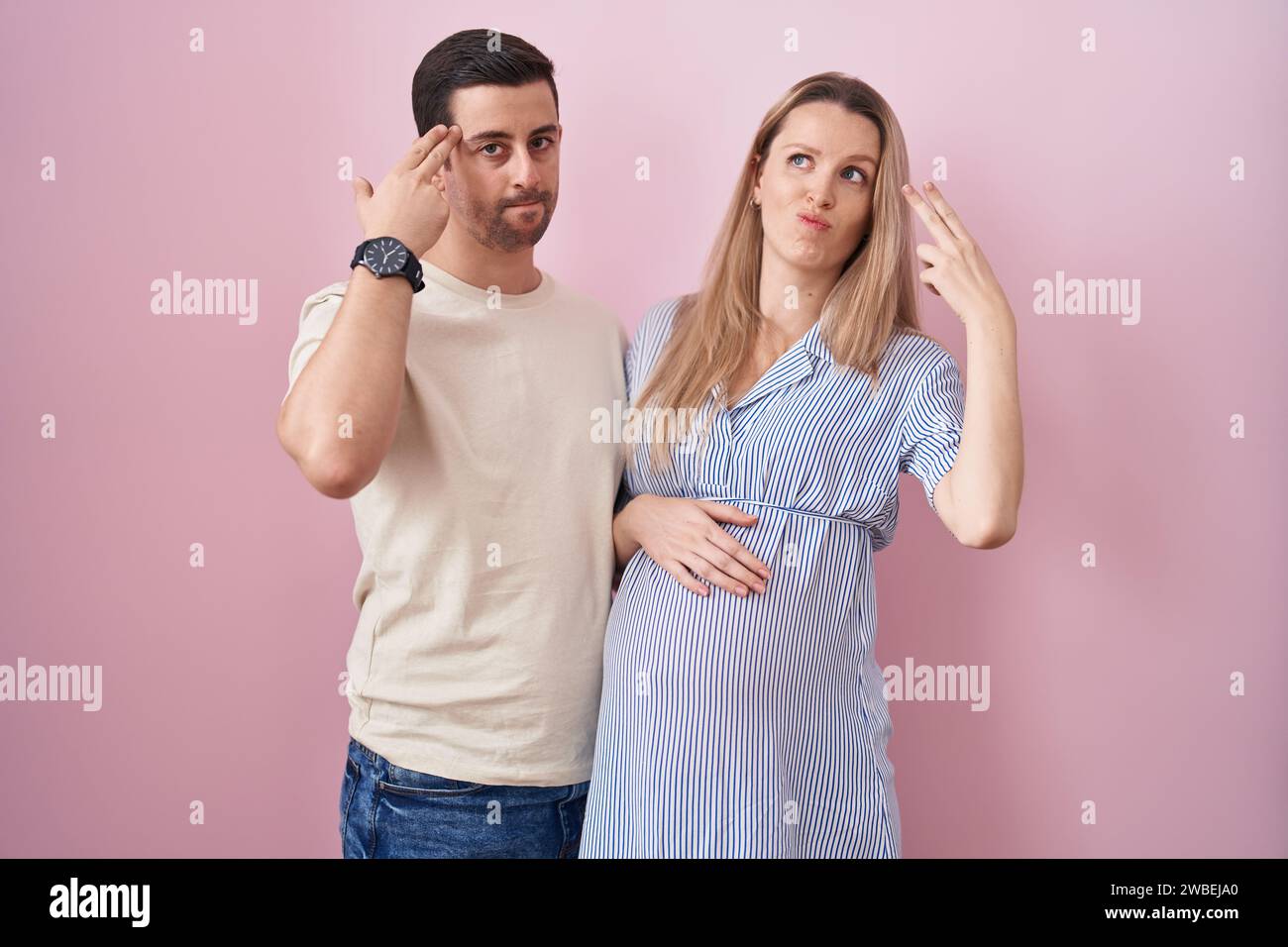 Studio shooting pregnant woman hi-res stock photography and images - Alamy