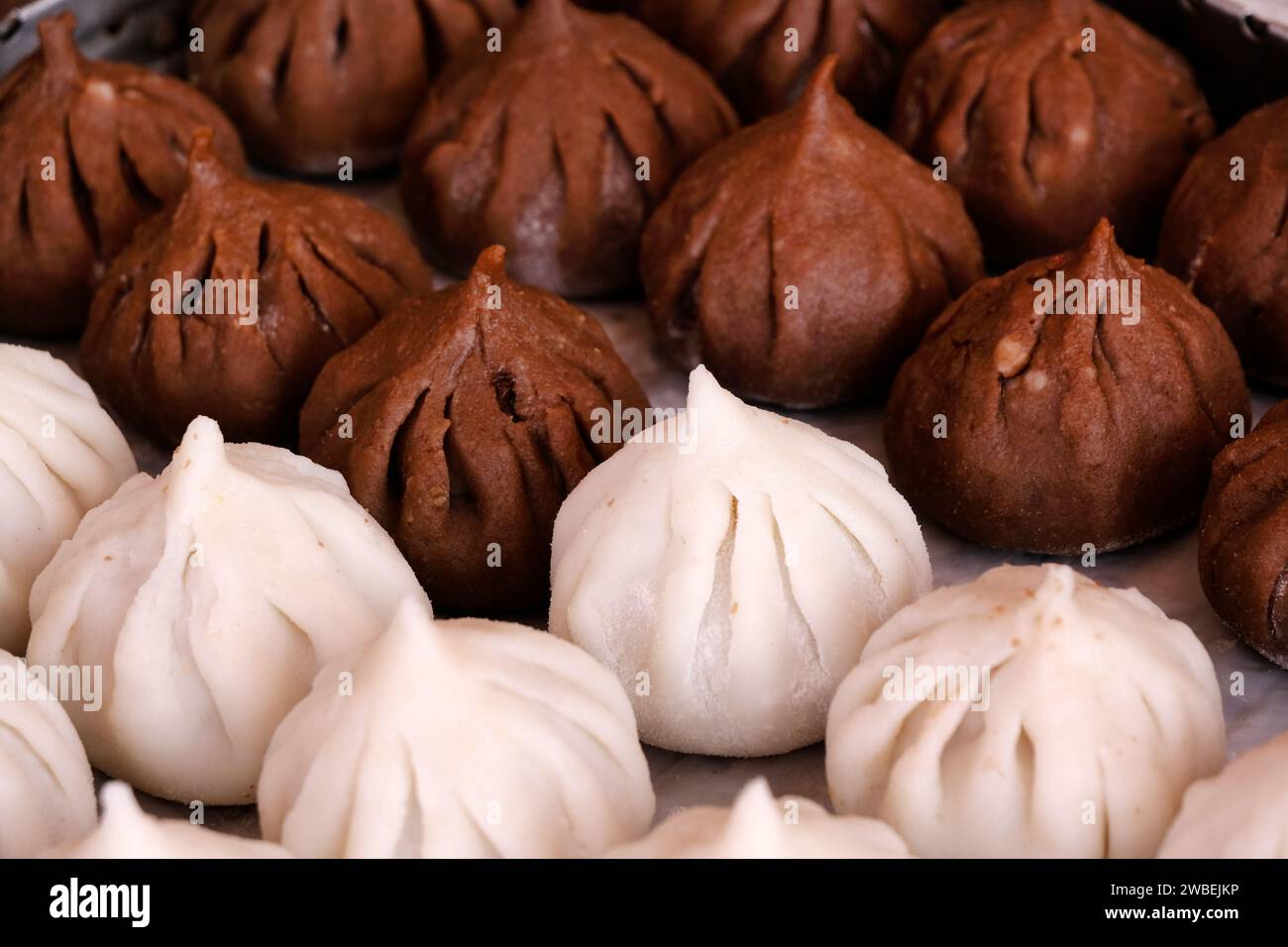 Ukadiche modak - made from rice flour and coconut jaggery filling ...