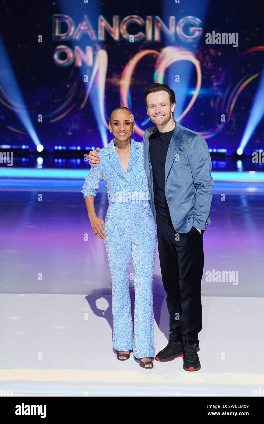 Adele Roberts and Mark Hanretty during the press launch for the ...