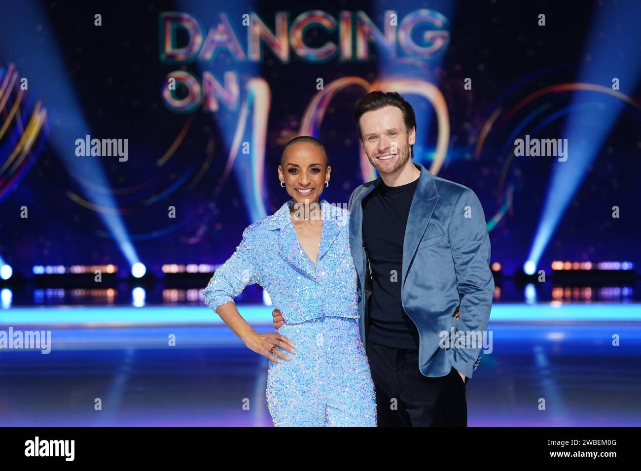 Adele Roberts and Mark Hanretty during the press launch for the ...