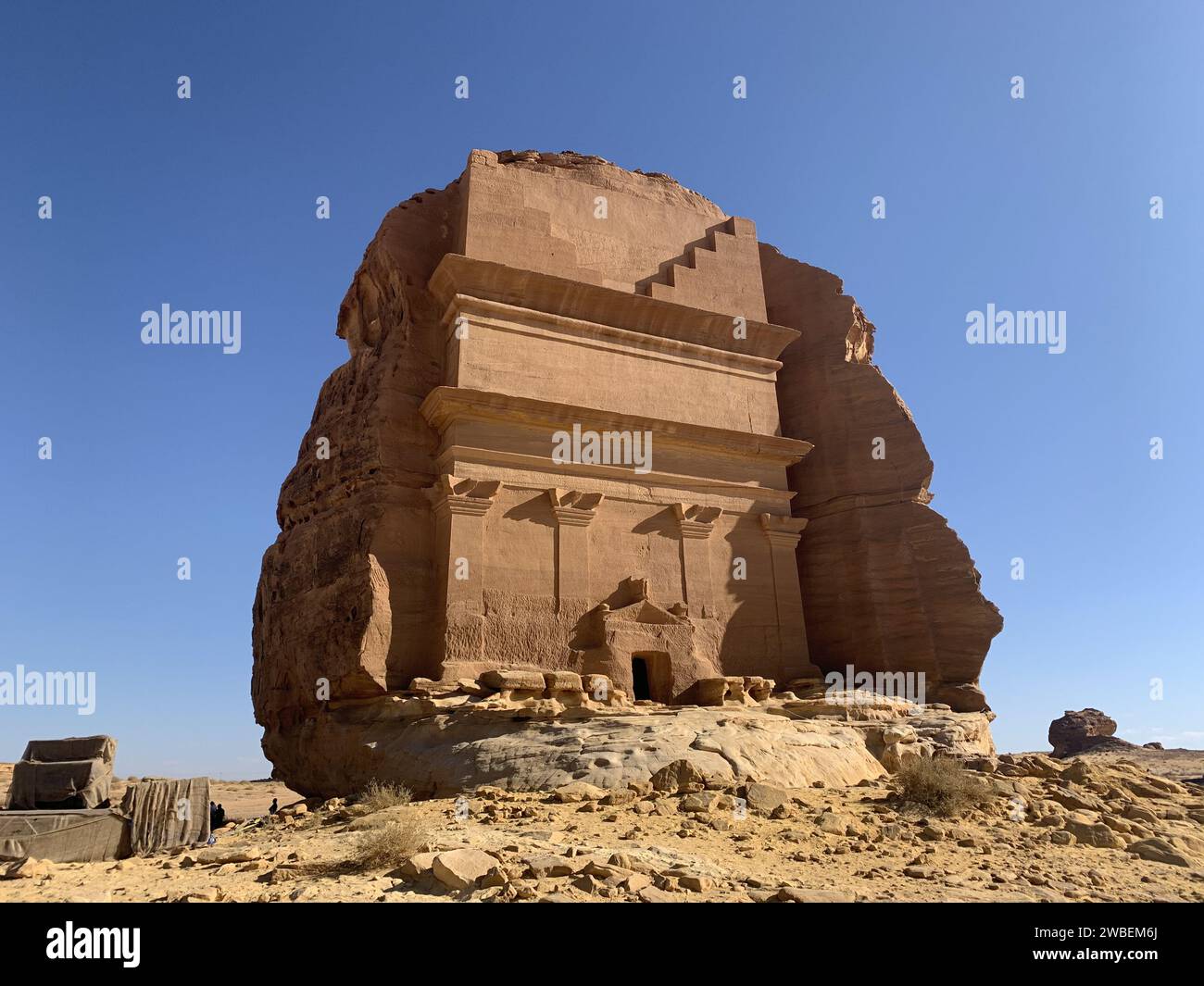 The tombs of Hegra (a.k.a. Mada'in Salih or Al-Hijr) the ancient city ...
