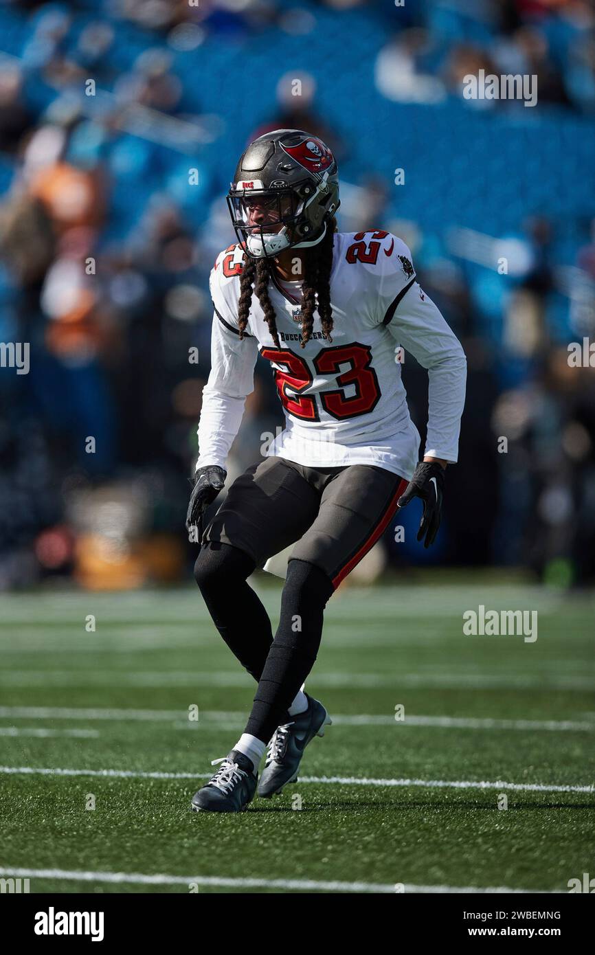 Tampa Bay Buccaneers safety Ryan Neal (23) warms up prior to an NFL ...
