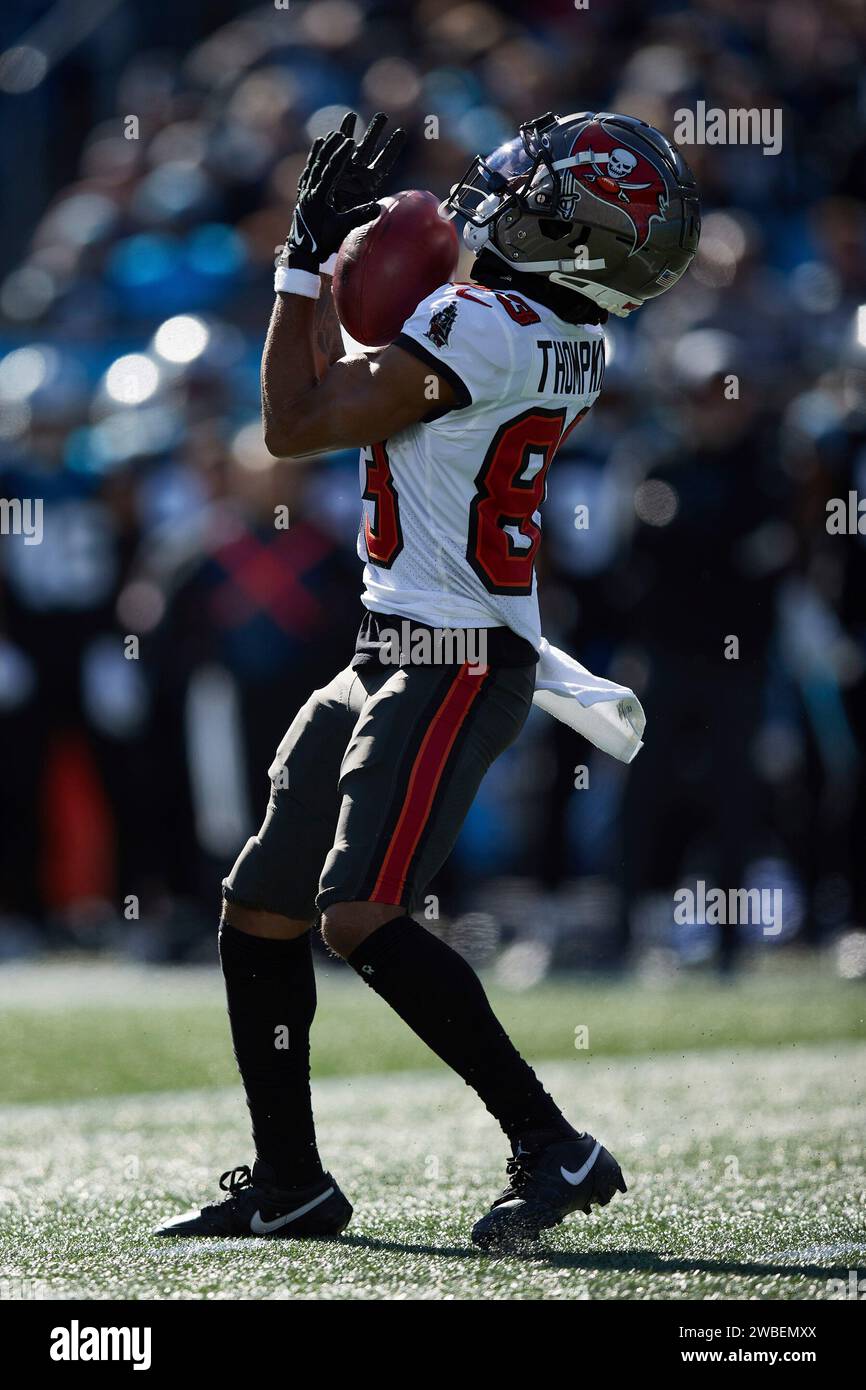 Tampa Bay Buccaneers wide receiver Deven Thompkins (83) fields a punt ...
