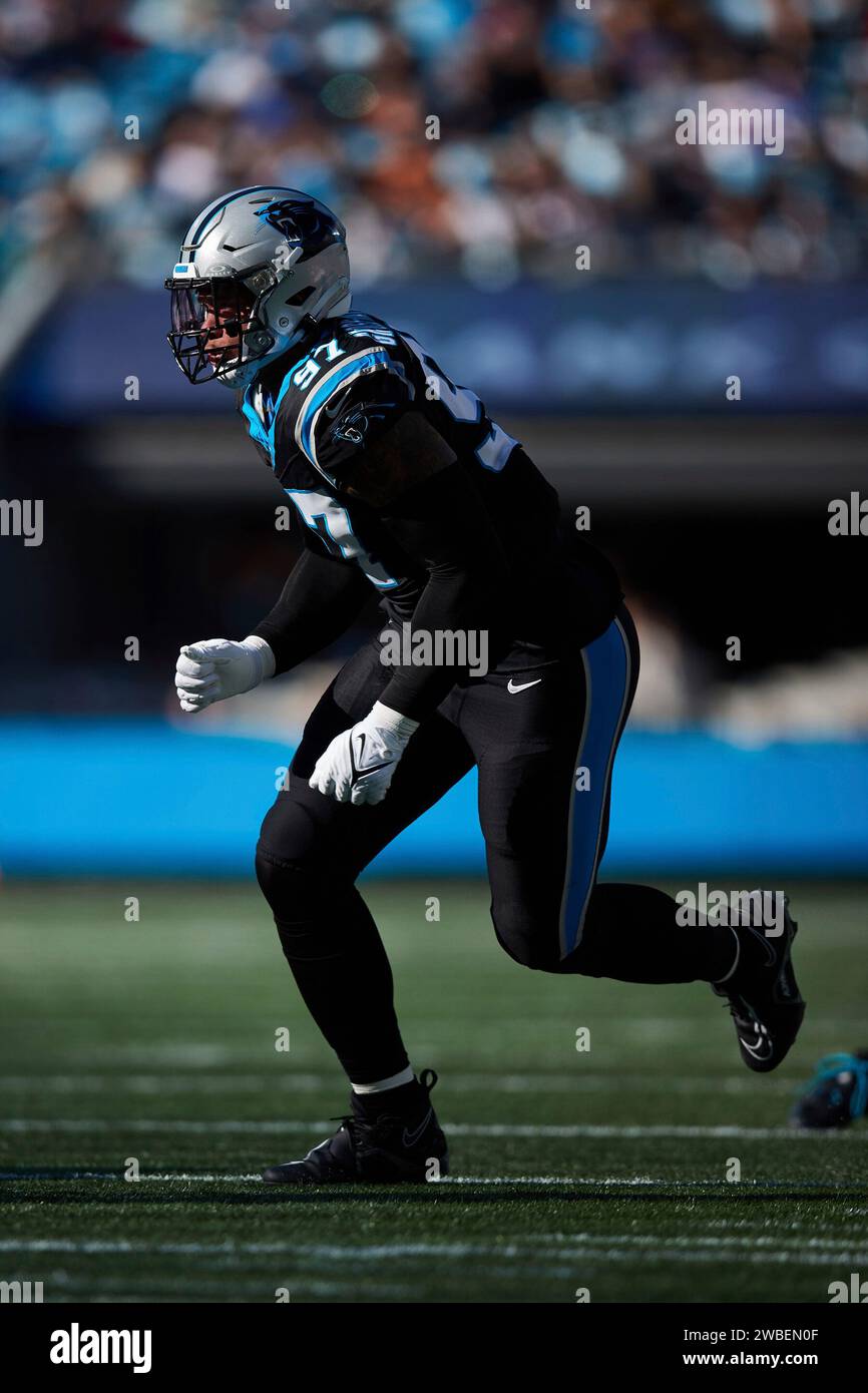 Carolina Panthers linebacker Yetur Gross-Matos (97) lines up on defense ...