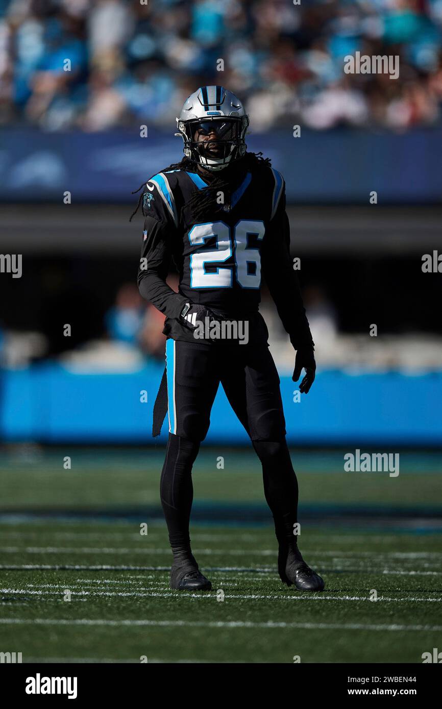 Carolina Panthers cornerback Donte Jackson (26) lines up on defense ...