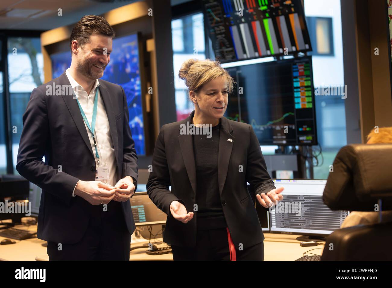 Arnsberg, Germany. 10th Jan, 2024. NRW Energy Minister Mona Neubaur ...